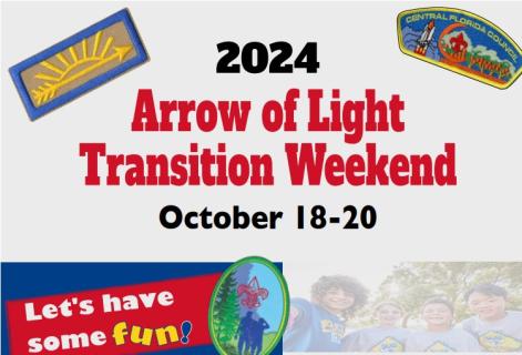 Central Florida Council - Seminole District BSA AOL Transition Weekend