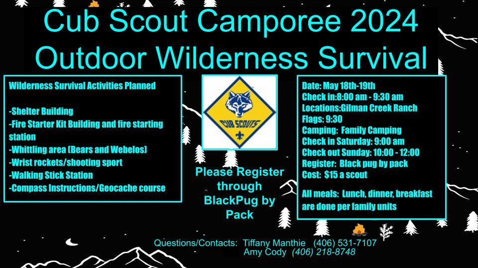 Montana Council - Mullan Trail District Cub Scout Camporee