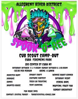 Allegheny Highlands Council - Allegheny River District Spook-o-Ree