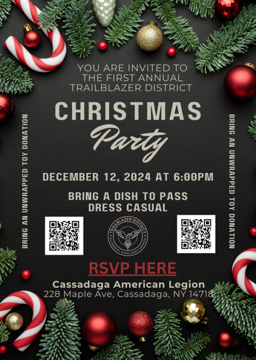 Allegheny Highlands Council - 2024 Trailblazer District Christmas Party