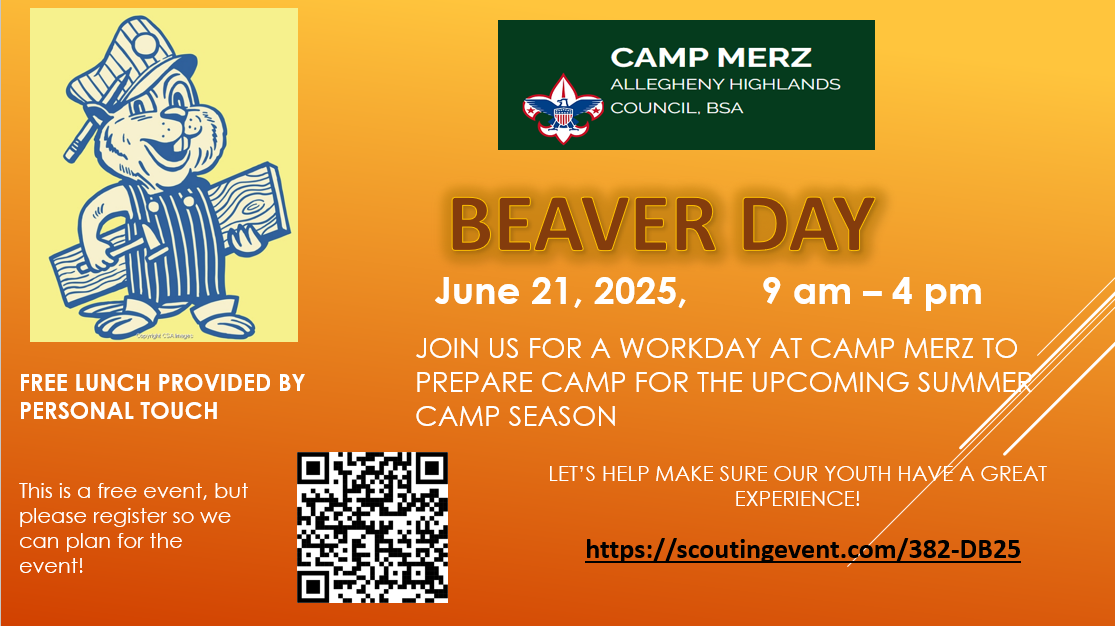 Allegheny Highlands Council - 2025 June Beaver Day