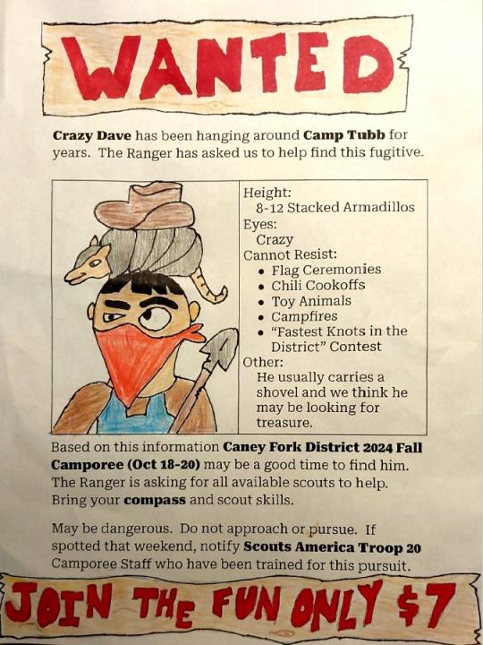 Middle Tennessee Council - 2024 Caney Fork Fall Camporee