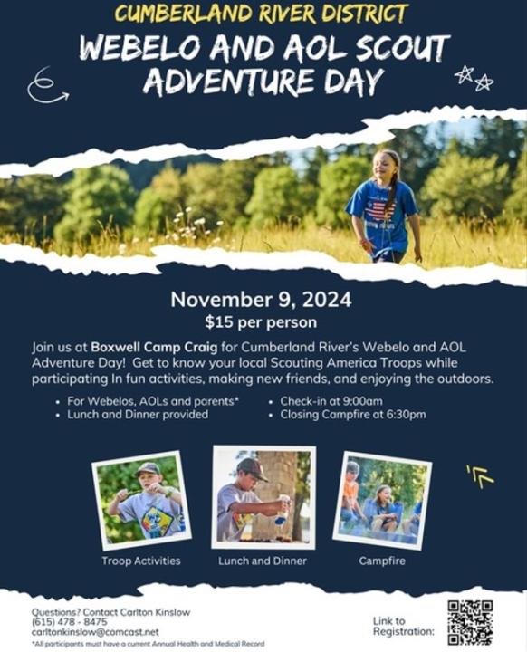 Middle Tennessee Council - 2024 Cumberland River District WEBELOS and ...