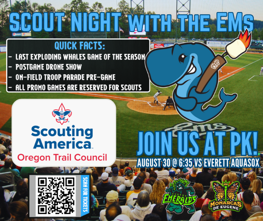 Pacific Crest Council - Scout Night with the Ems