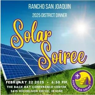 Orange County Council - Rancho San Joaquin “Solar Soiree” District Dinner