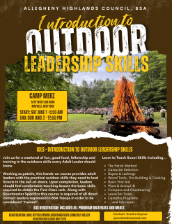Allegheny Highlands Council - 2024 Introduction to Outdoor Leadership ...