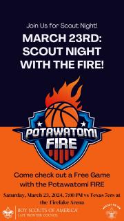 Last Frontier Council - Scout night with the Fire