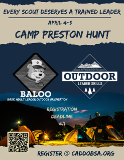 Caddo Area Council - BALOO and IOLS Training