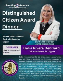 Puerto Rico Council - Cena de Ciudadana Distinguida - Borikén